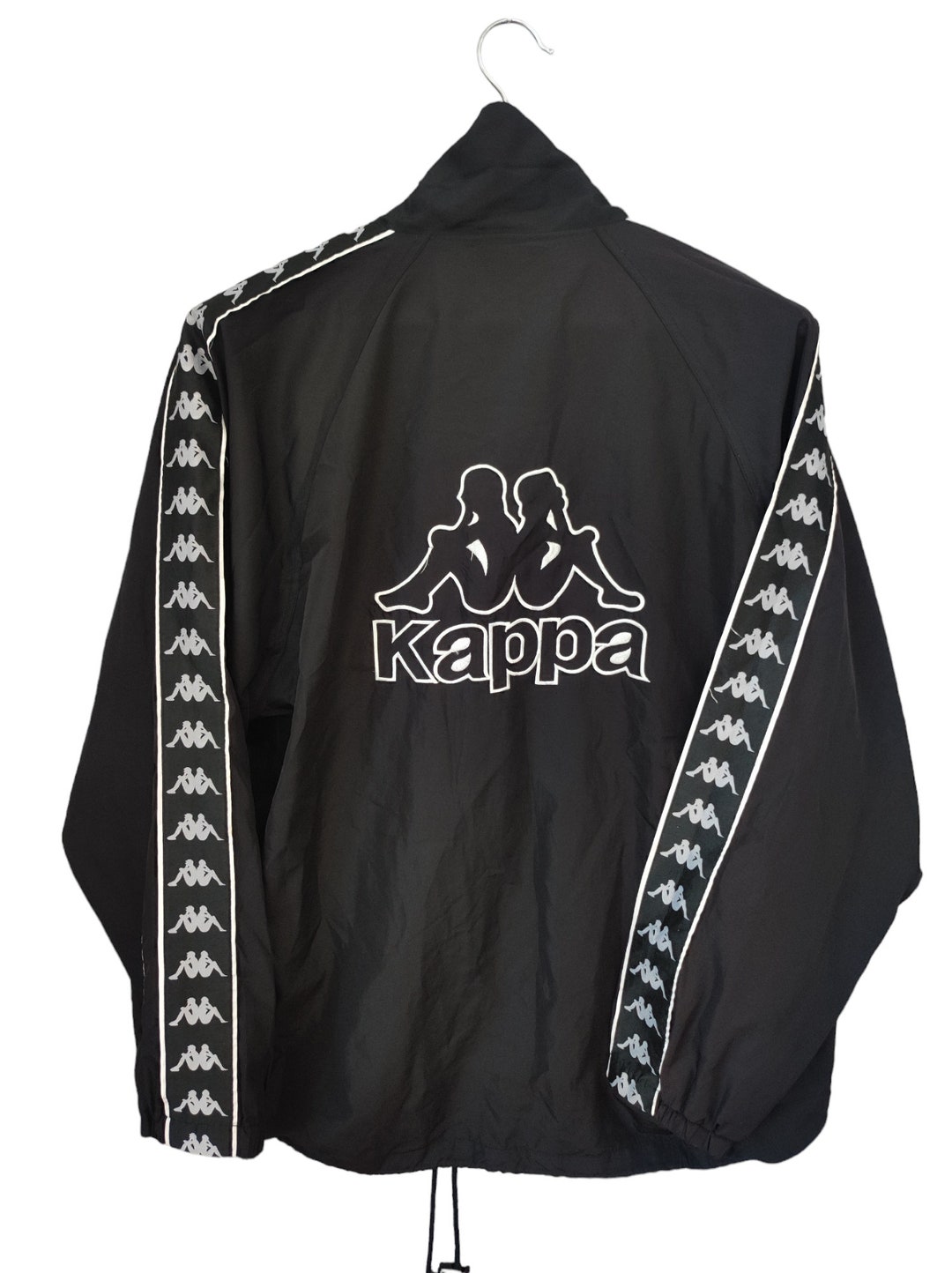 Vintage 90s Original KAPPA Side Taped Kappa Italia Light Windbreaker Italia Kappa Sportswear ...