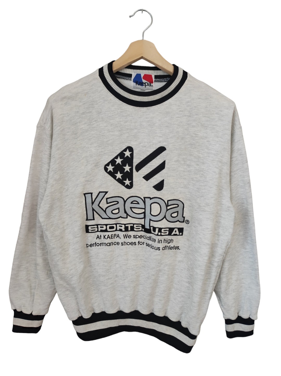 Vintage 80's Retro Kaepa Sports USA Sweatshirt High Fashion Street Fashion Kaepa Tennis Wear ...