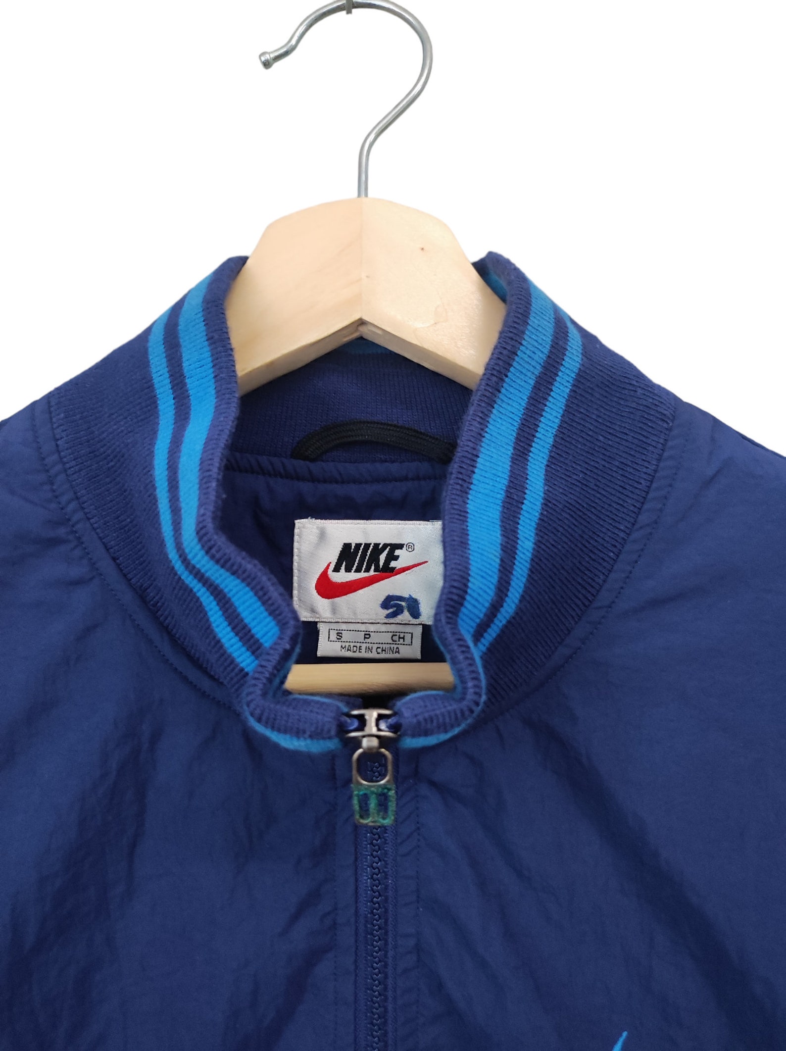 Vintage Nike Block Nike 90s Blue Jacket Nike Light Jacket Nike ...