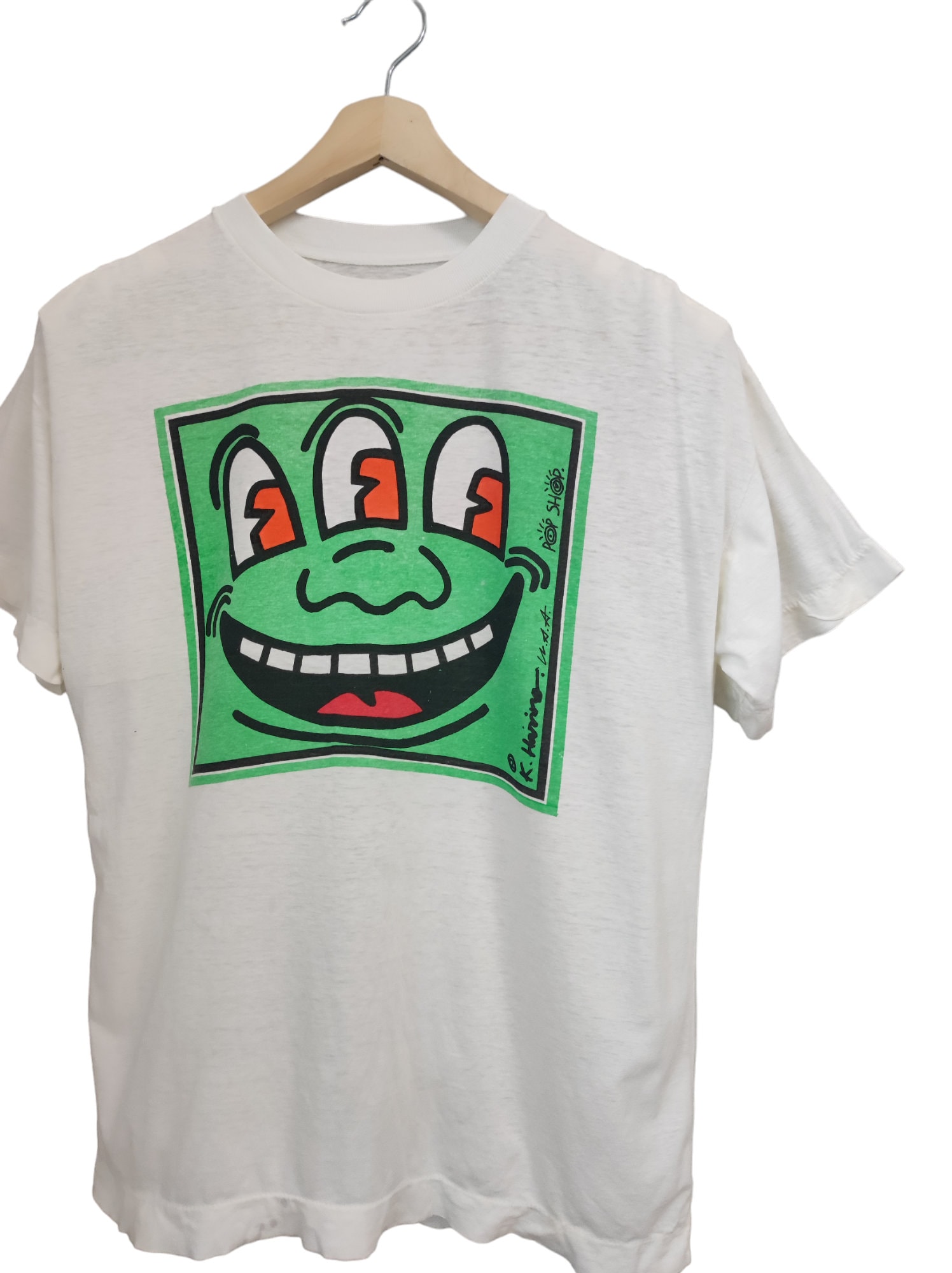 Vintage Keith Haring 3-eyed Monster Pop Shop Keith Haring 80s USA ...
