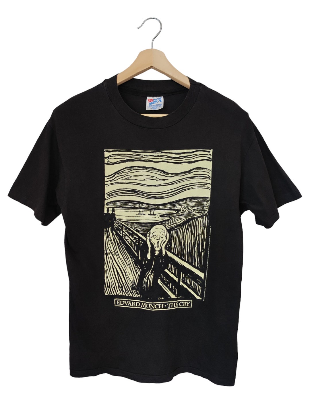 1994 EDVARD Munch the Scream/the Cry Vintage T-shirt Size M Made in Usa ...