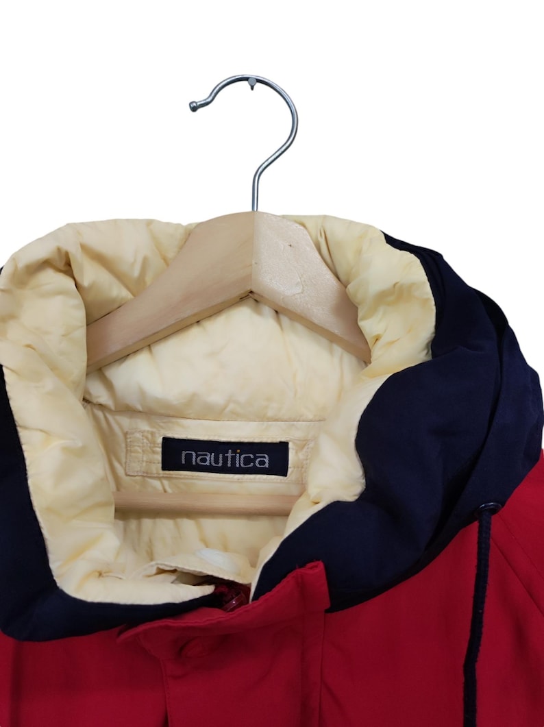 Vintage 90's Nautica Challenge Men's Hidden Hooded Jacket Nautical ...