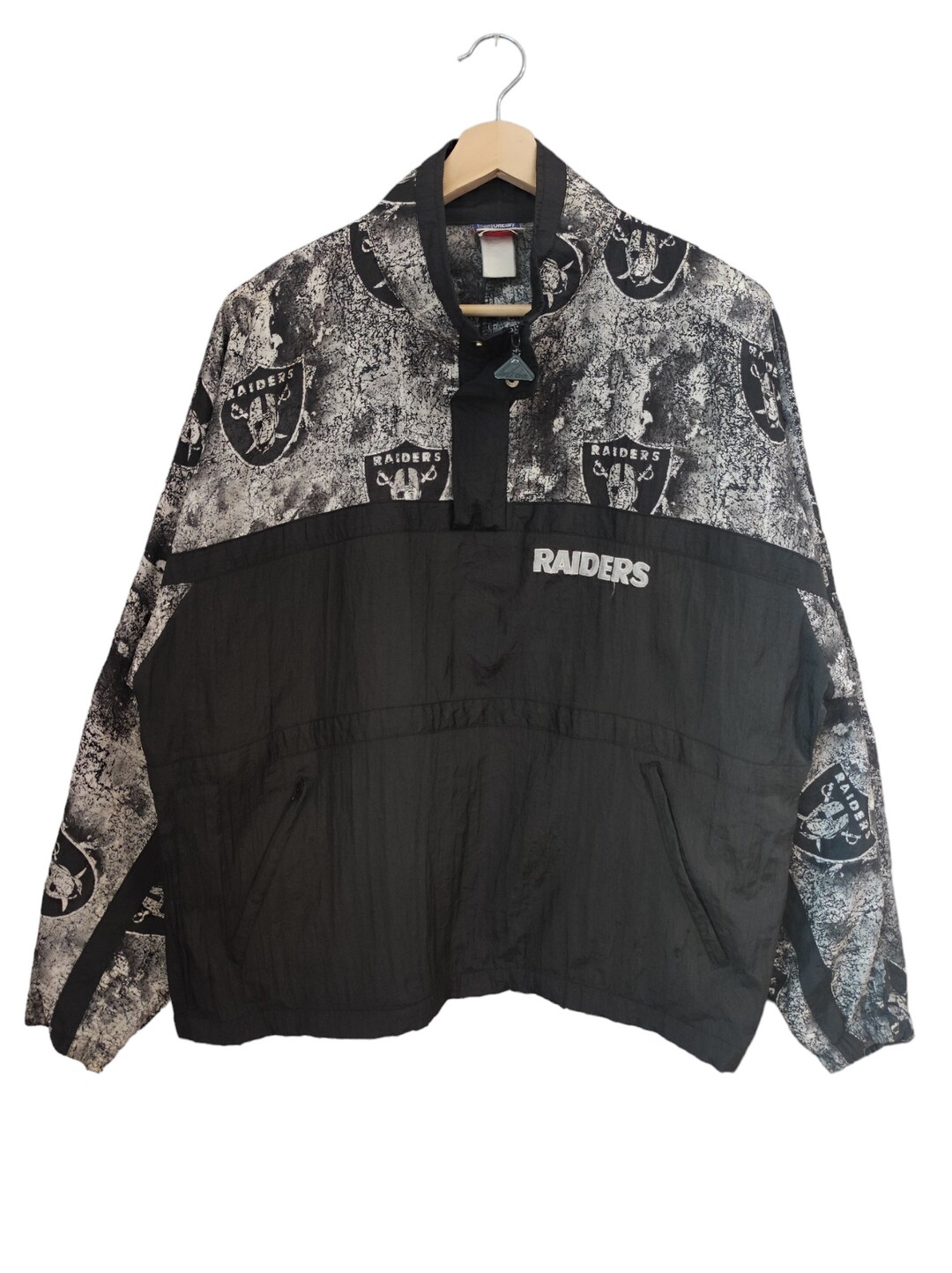 Vintage 90s Los Angeles Oakland Raiders Apex Light Jacket, Officially ...