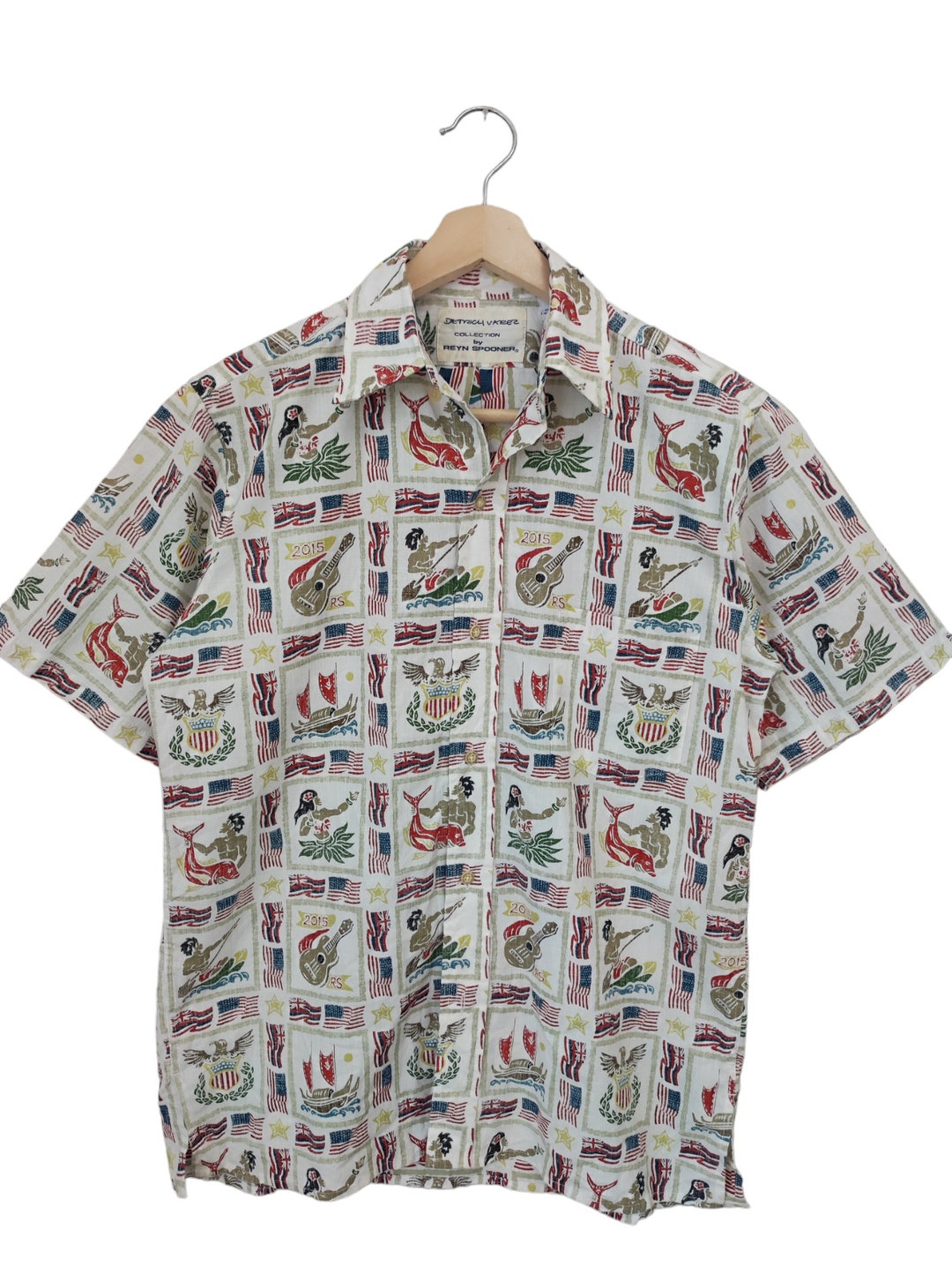 Vintage Reyn Spooner Hawaiian Traditional Shirt Tropical Island Vintage ...