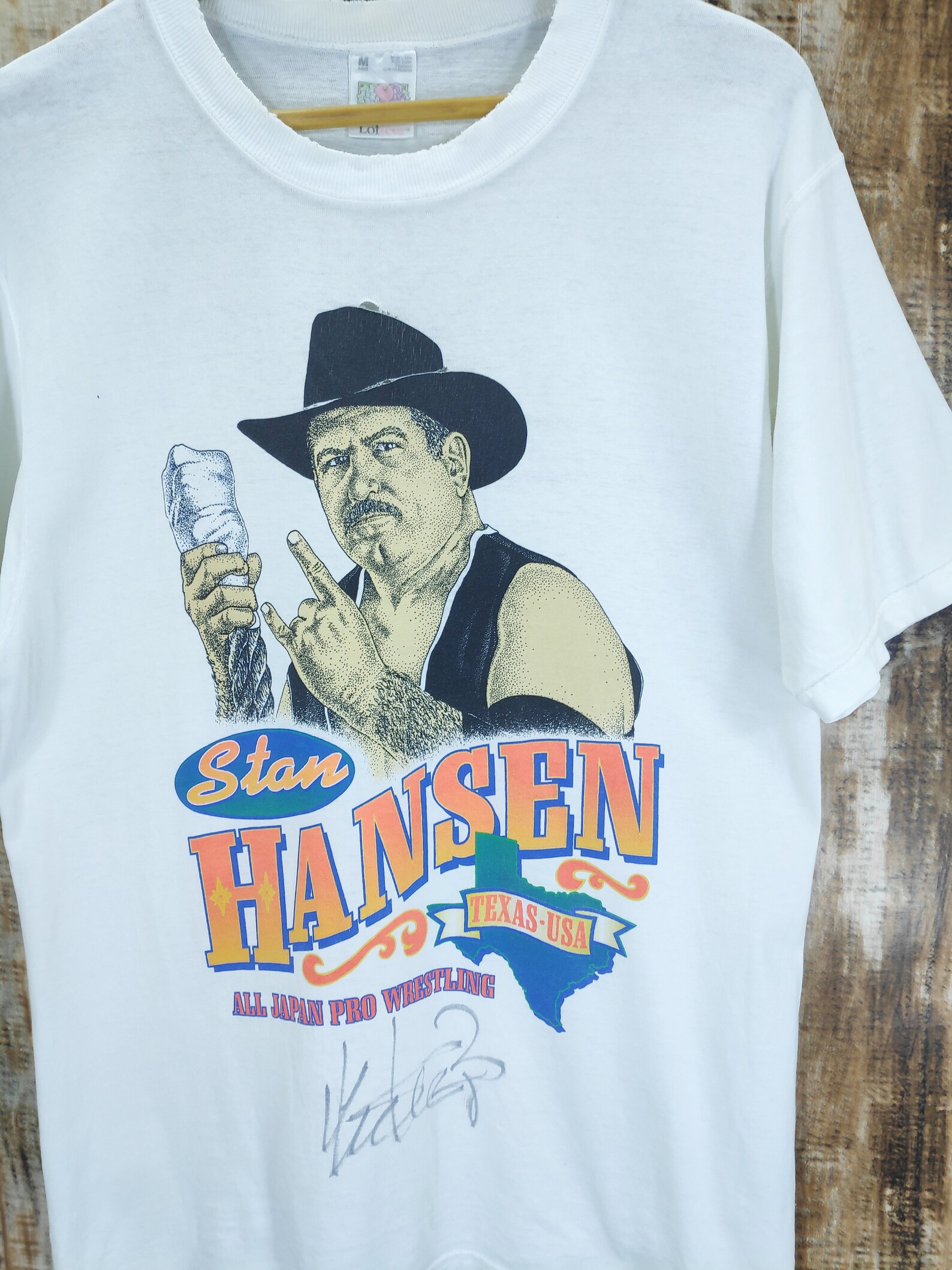 Vintage Stan Hansen Texas All Japan Pro Wrestling JPW //keiji Mutoh ...