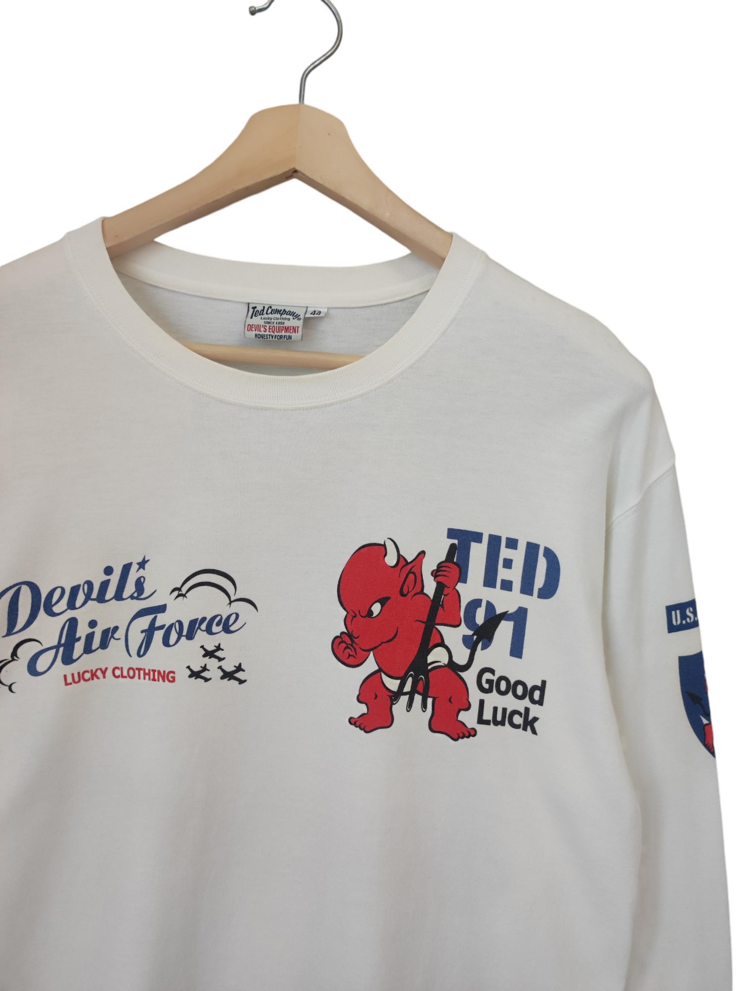 Vintage 90s Ted Company TEDMAN Devil Air Force Lucky Clothing Strategic ...