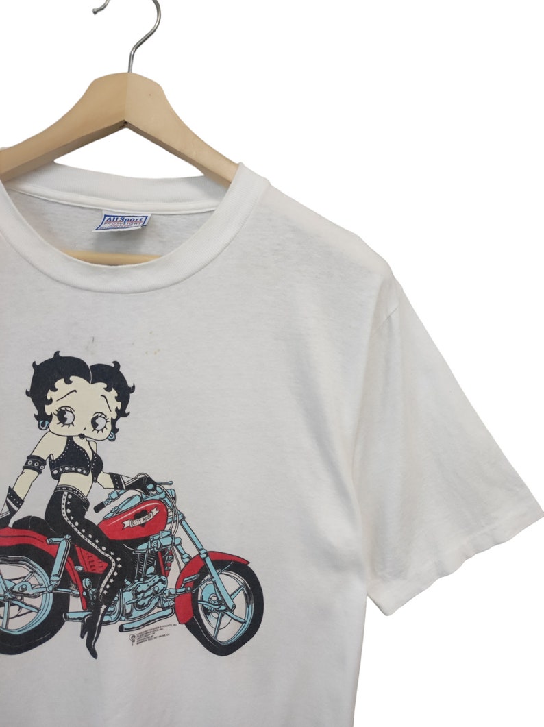 Vintage 1990 Betty Boop Motorcycle Harley Davidson Betty Boop Chopper ...
