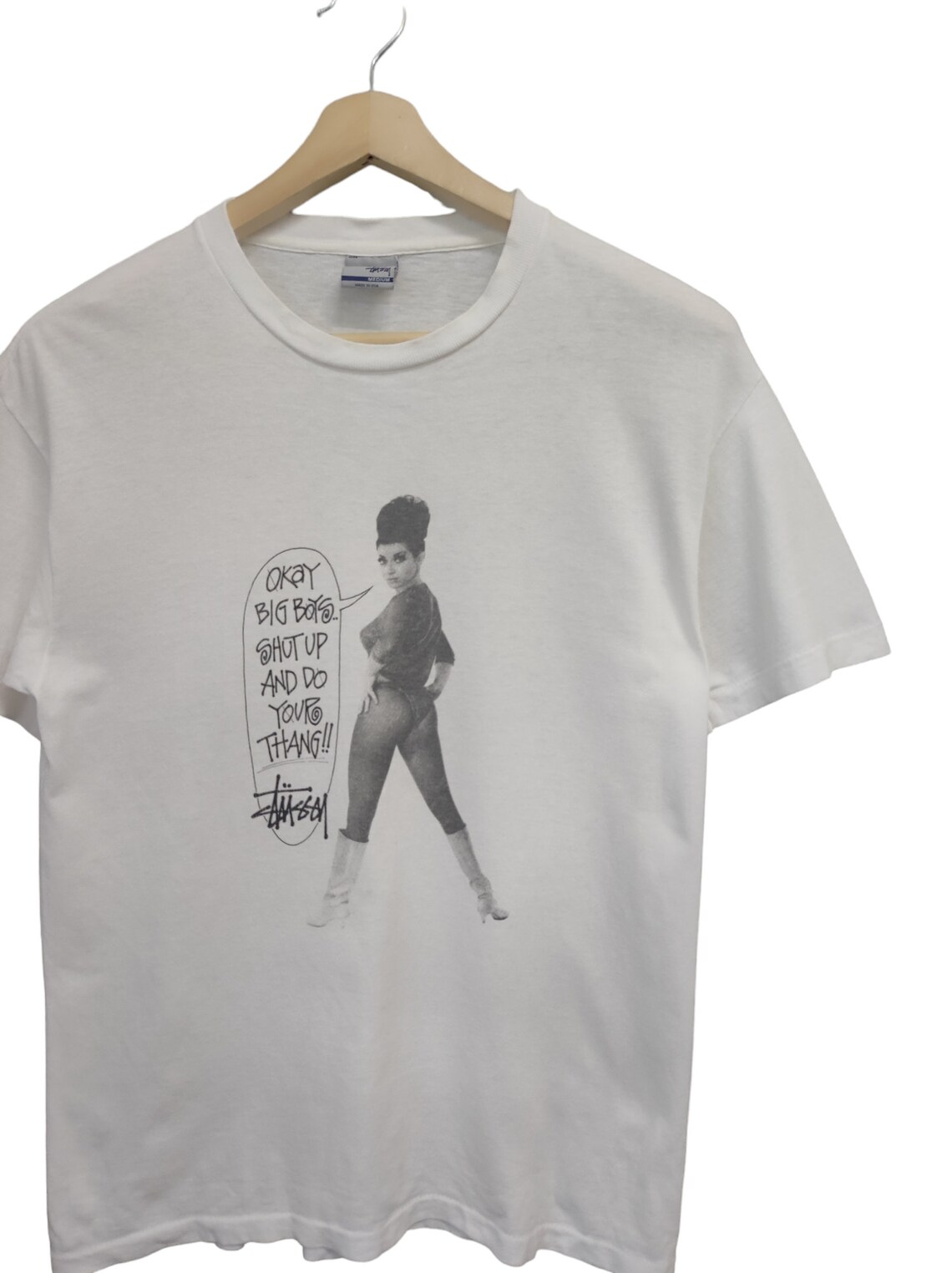 Vintage Stussy 80s Stussy Classic Stussy Signature Logo T Shirts White ...