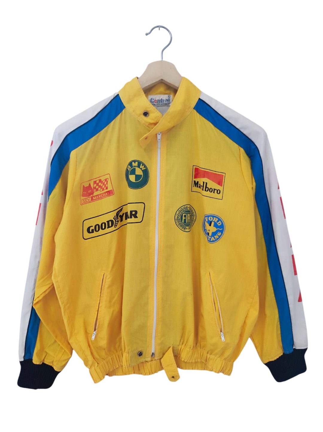 Vintage 90s Marlboracing Vintage Yamaha Racing Windbreaker Esso Ferrari ...