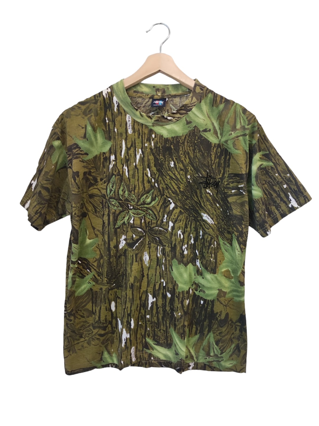 90s OG Stussy Real Tree Stussy Camouflage Stussy Hunting Wild Forest ...