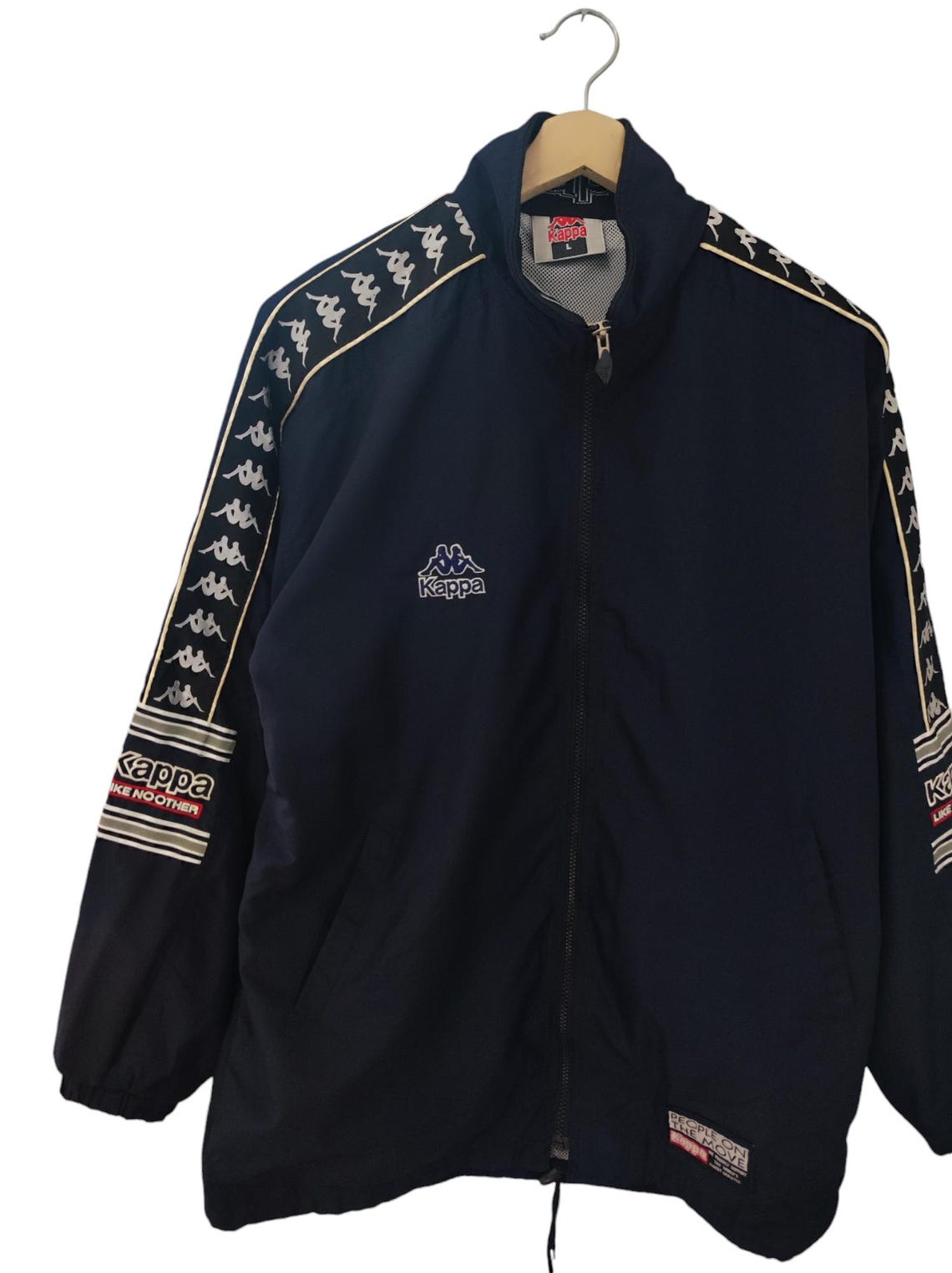 Vintage 90s KAPPA Like No Other Side Taped Kappa Italia Light ...