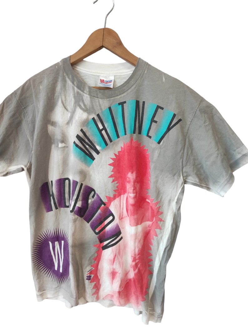 Vintage 90s Whitney Houston All Over Print 1993 AOP Large Made in USA ...