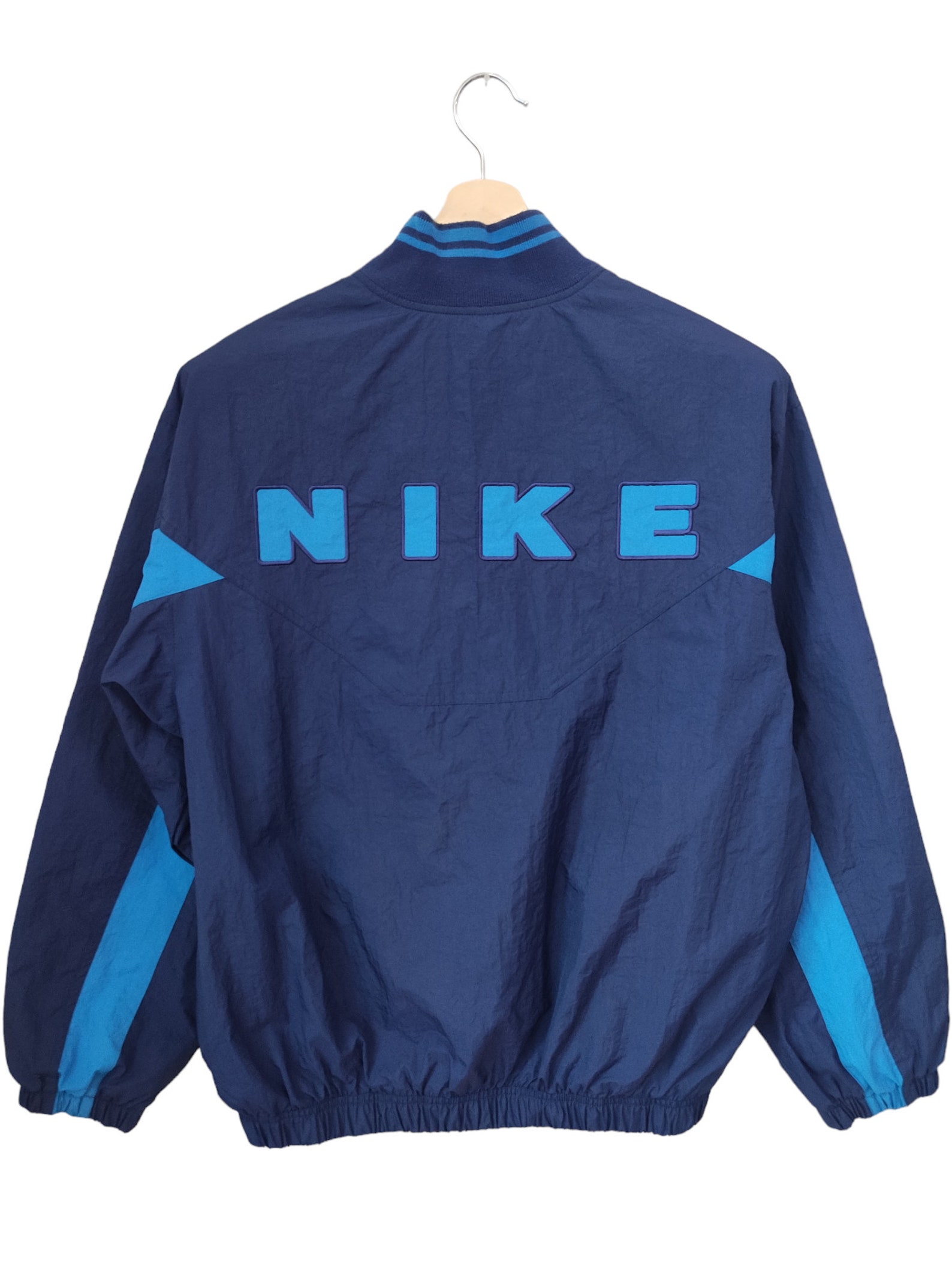 Vintage Nike Block Nike 90s Blue Jacket Nike Light Jacket Nike ...