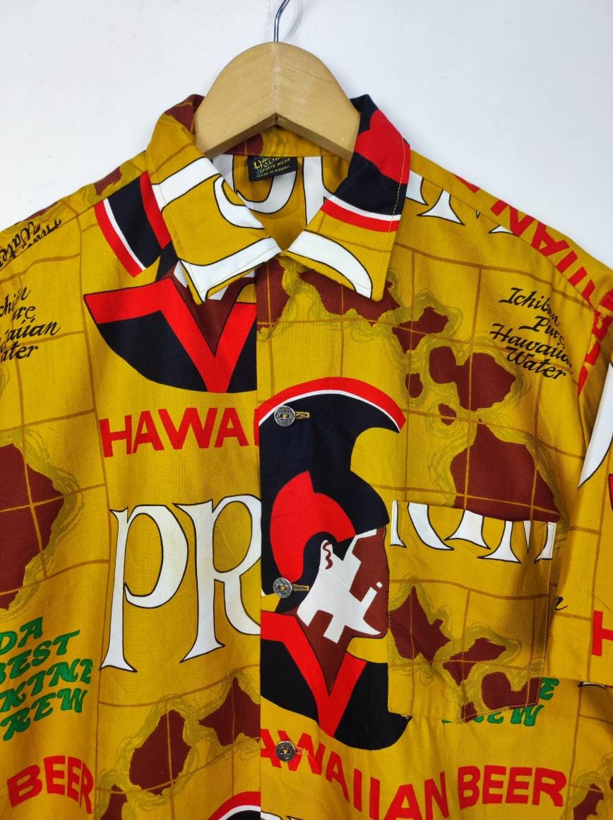 Vintage Hawaiian Primo Hawaiian Beer Primo USA Hawaii Shirt Beach ...