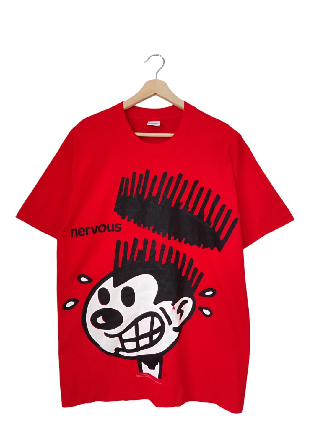 Vintage 90s Nervous Record New York NYC Hip Hop Promo T Shirts Black ...