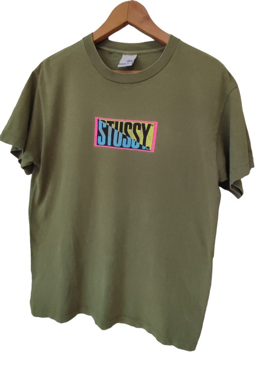 OG Vintage 90s Stussy Old Skool © Stussy Box Logo St… - Gem