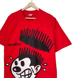 Vintage 90s Nervous Record New York NYC Hip Hop Promo T Shirts Black ...