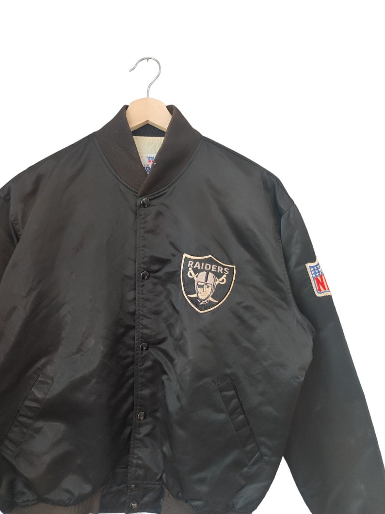 Vintage 90s Los Angeles Oakland Raiders NFL Starter Jacket, Officially ...