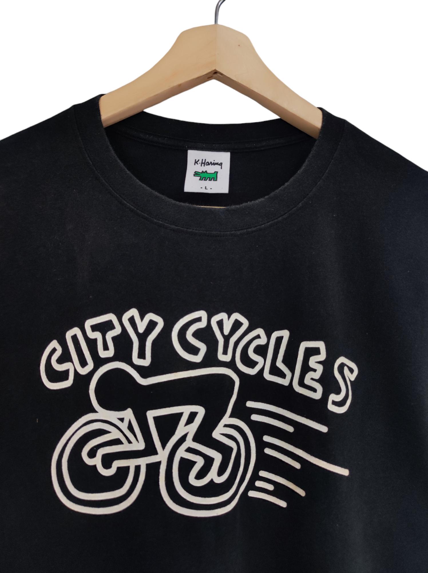 Vintage 90s Keith Haring POP SHOP Haring USA City Cycles Vintage Haring ...
