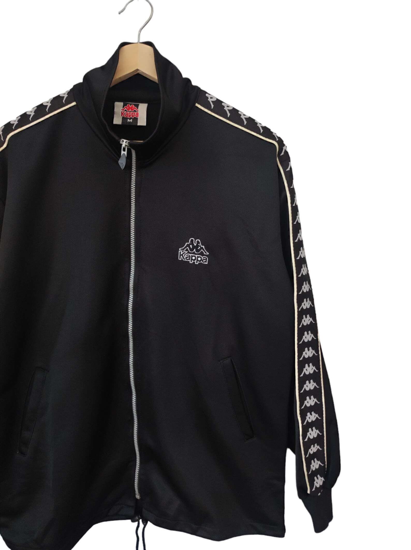 Vintage 90s Original KAPPA Side Taped Kappa Italia Light Windbreaker ...
