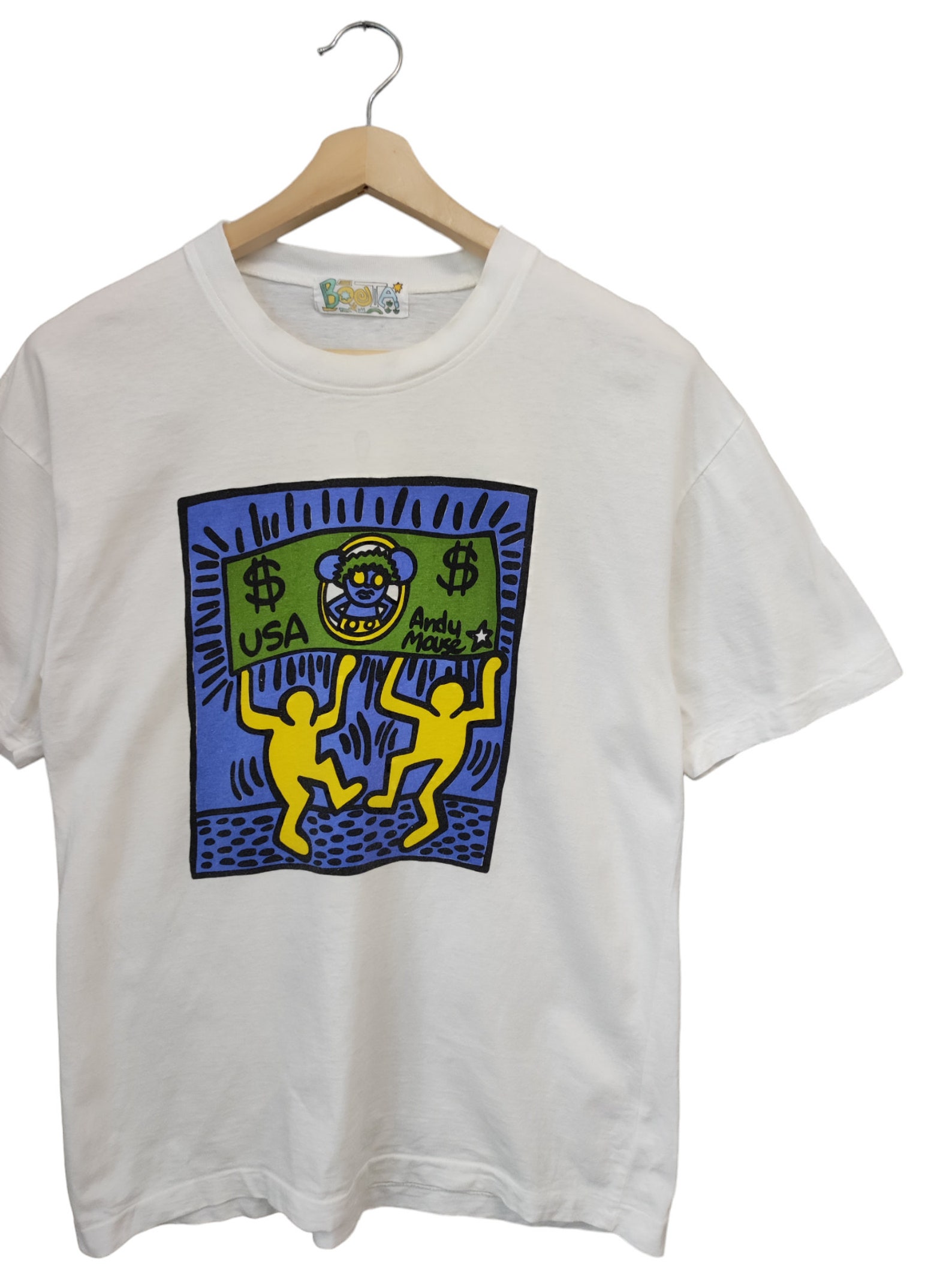 Vintage 80s Keith Haring POP SHOP Haring USA Andy Mouse Vintage Haring ...