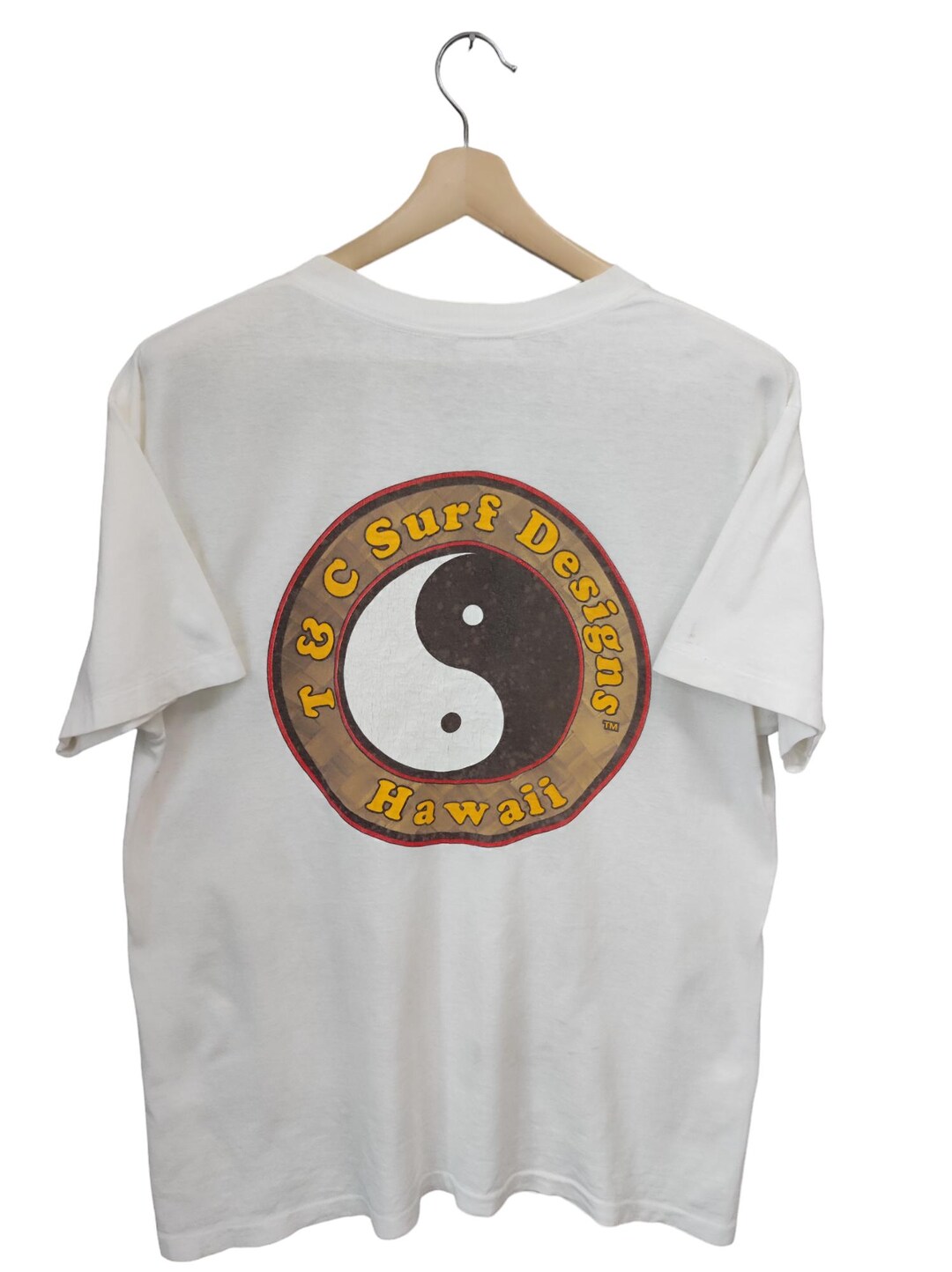 80s Vintage Ying Yang Town & Country Surf Skate Store Shop T and C ...