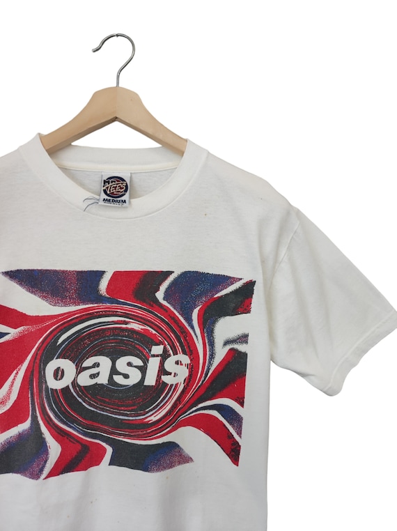 Vintage 90s OASIS USA Tour Oasis Swirl Union Jack Tou… - Gem