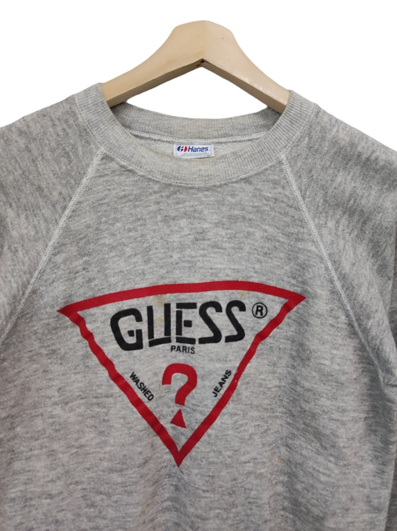 Vintage 1997 Guess Washed Jeans Retro Logo Guess Sweatshirts ...