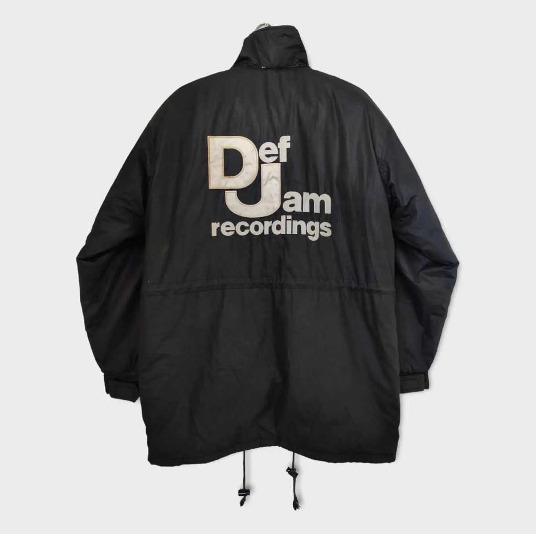 80s Vintage Def Jam Recording Spell Out Embroidered Logo Vtg 90s Jacket ...