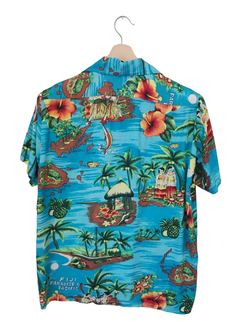 80s Vintage Decode Collection Japan Hawaiian Open Collar Shirts 100% ...