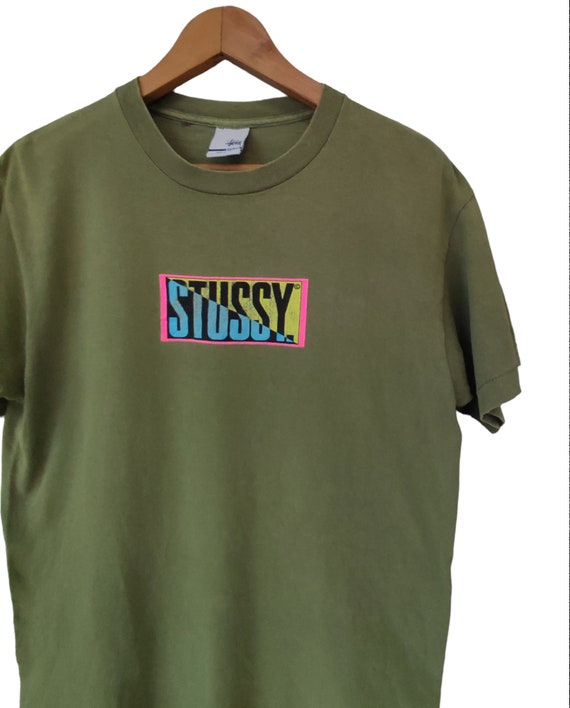 OG Vintage 90s Stussy Old Skool © Stussy Box Logo St… - Gem