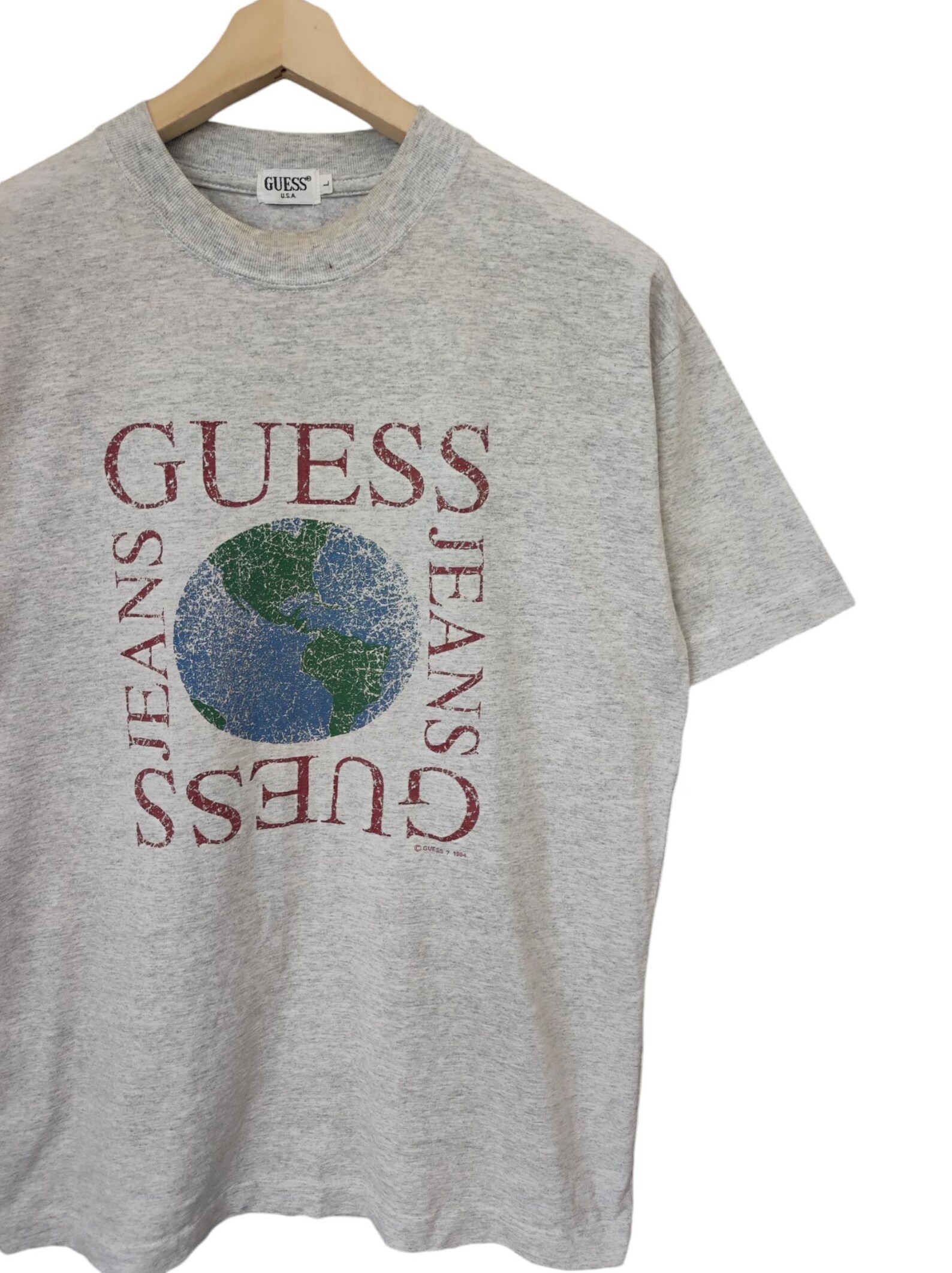 Vintage 1994 Guess Guess Jeans Worldwide Retro Logo Guess International ...