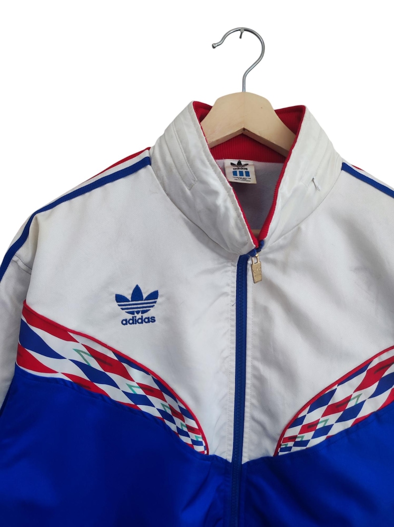 Vintage France Templates 1990s FFF World Cup Football Authentic Adidas ...