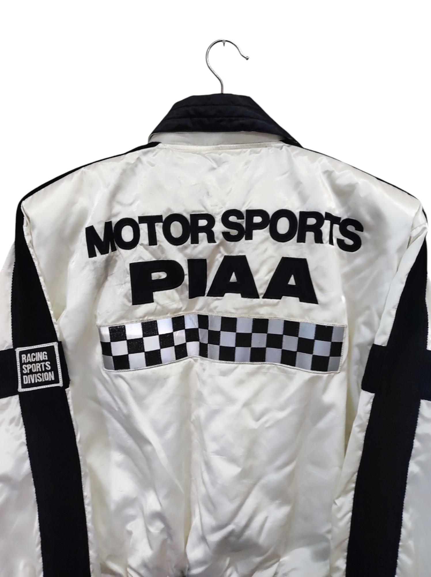 Vintage PIAA Racing Motorsports Zipper Jacket Large Motor Sports PIAA Embroidered Jacket Formula ...