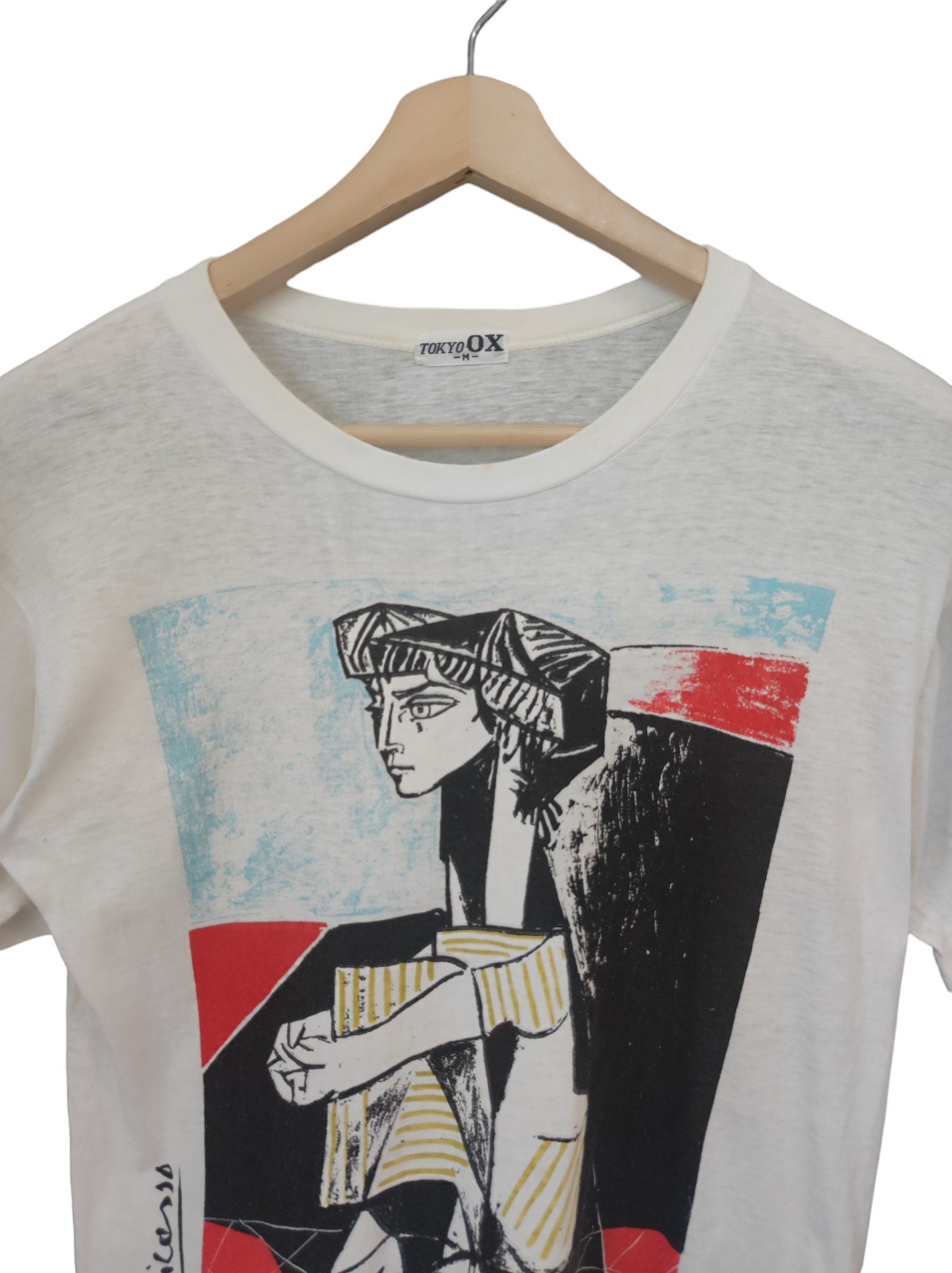Vintage Pablo Picasso Jacquieline With Crossed Hand Painting Art Work ...