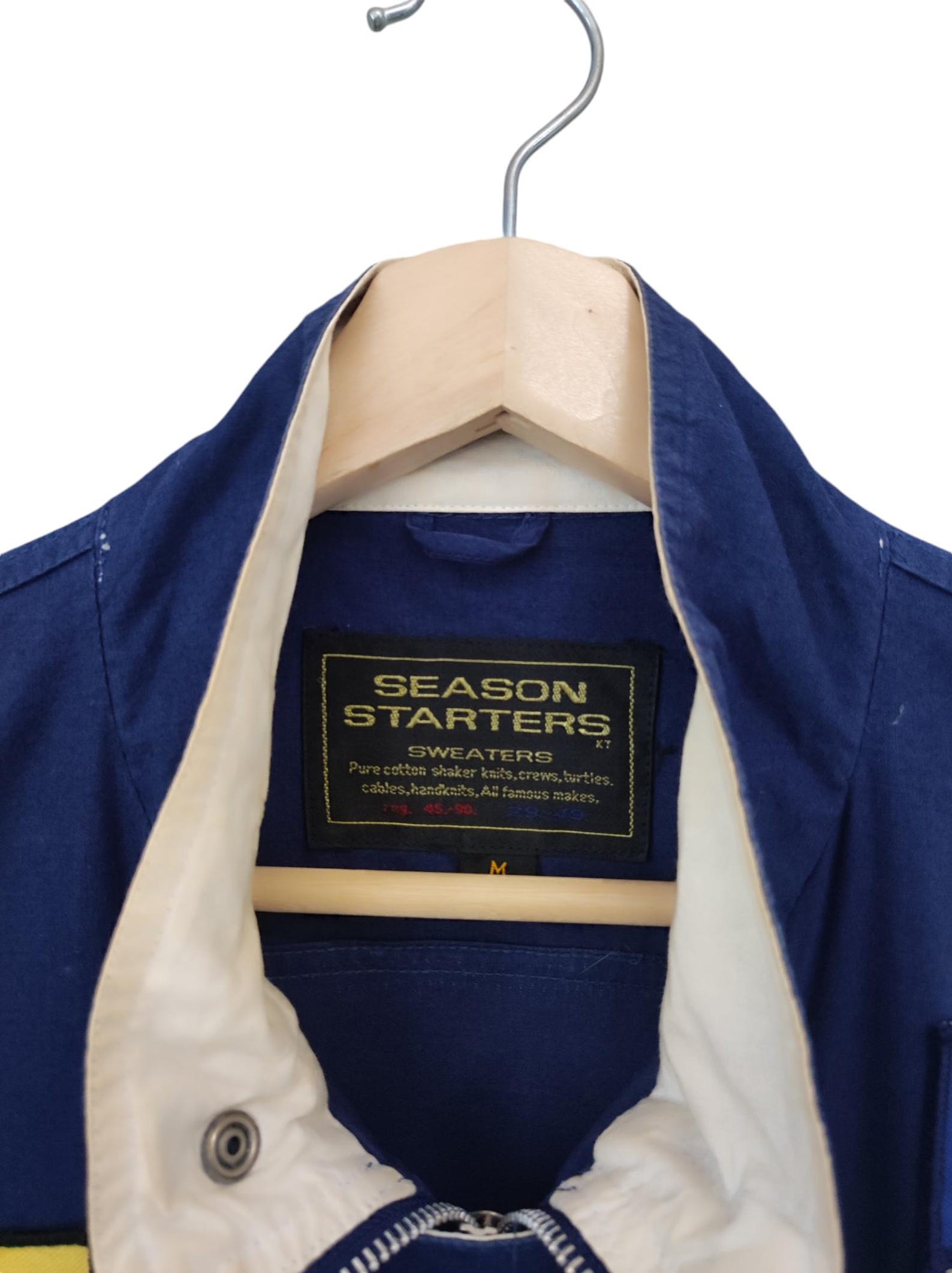 Vintage Season Starters Jacket Vintage Season Starters Racing Zipper ...