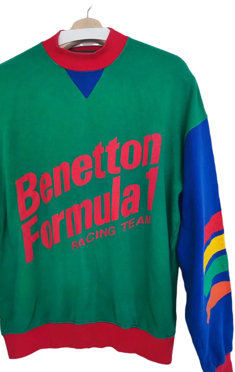 Vintage 90s Benetton Retro Sweatshirt United Color of Benetton Classic ...