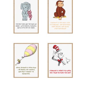 Classroom Library Posters: Inspirational Quotes & Alphabet Set (digital ...