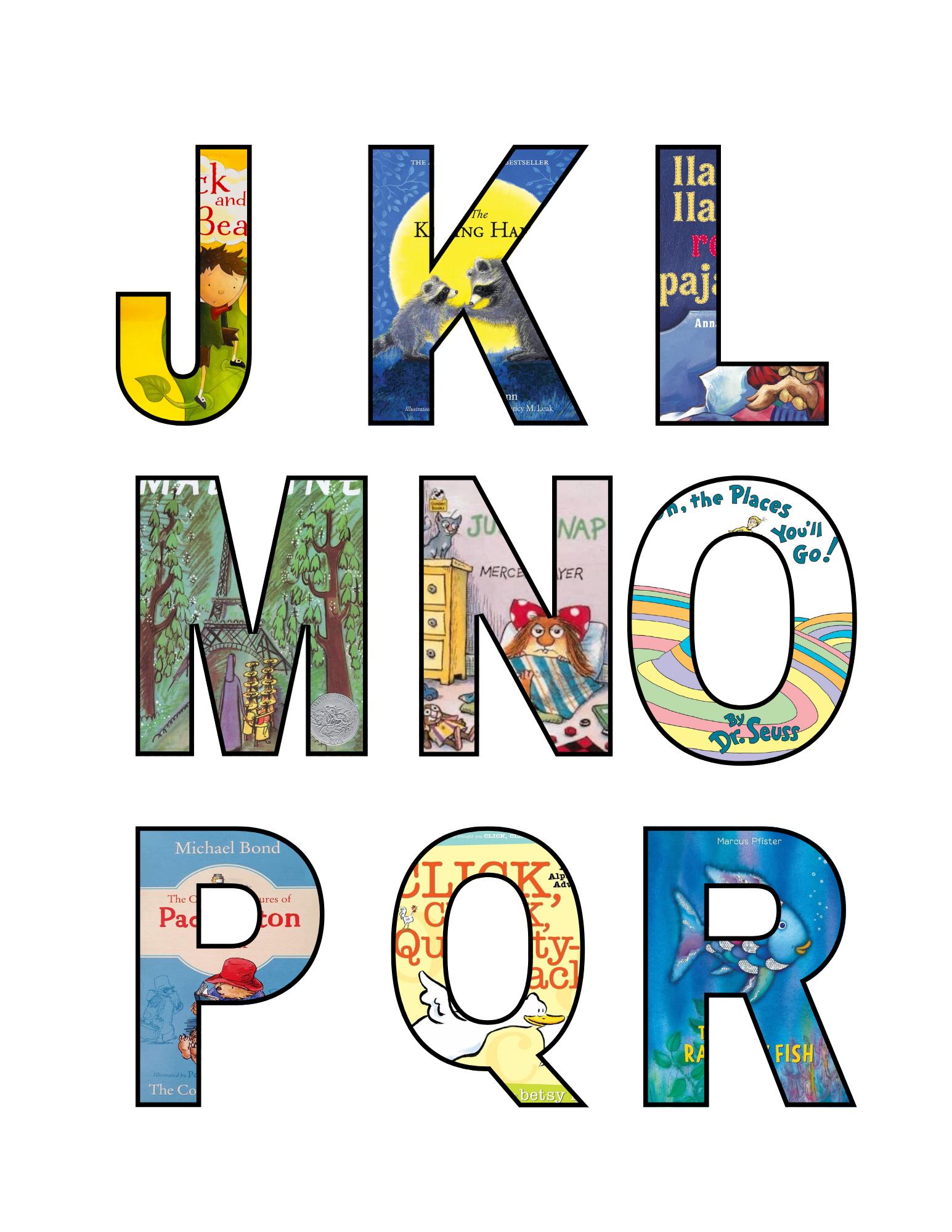 Classroom Library Posters: Inspirational Quotes & Alphabet Set (digital ...