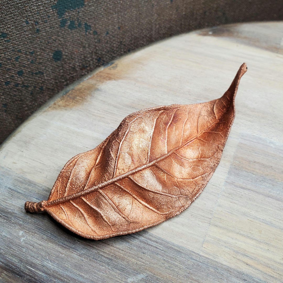 Real Copper Electroformed Leaf. Turning Real Leaves Into Copper. - Etsy