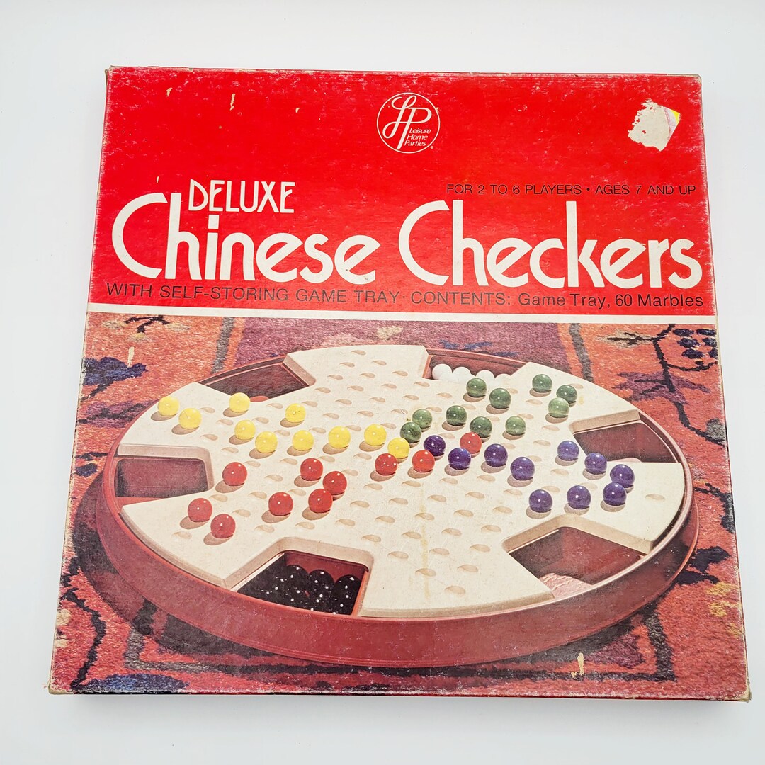 Vintage Deluxe Chinese Checkers Game 1976 by Leisure Home Parties ...