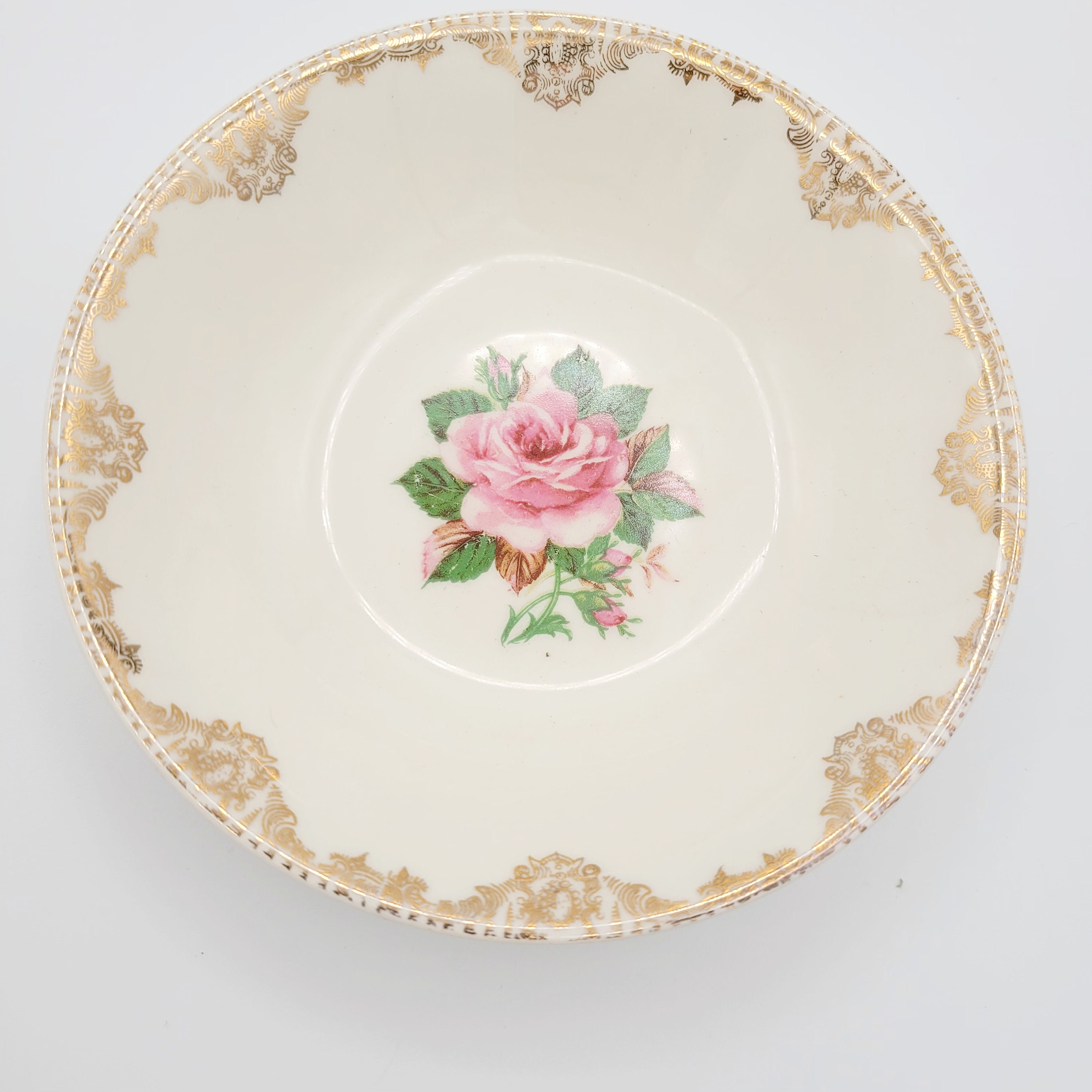 Paden City Pottery American Rose Fruit Dessert Bowl Set of 2 H-52 - Etsy