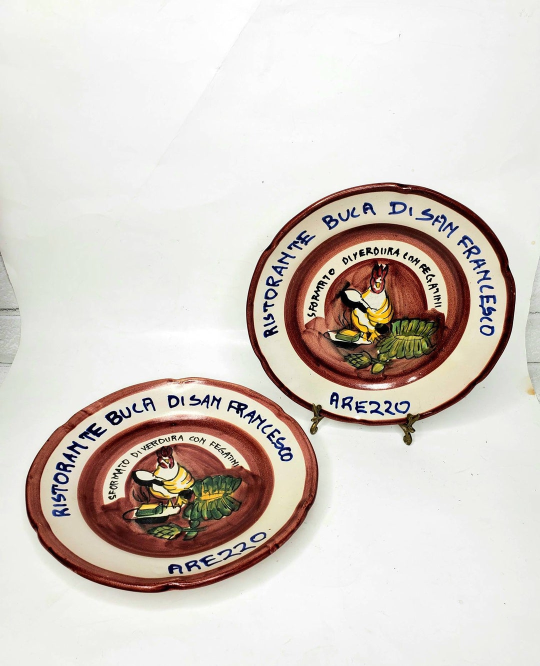 Vtg Vietri Plate Solimene Veitri Plate Signiture Dish Plate - Etsy