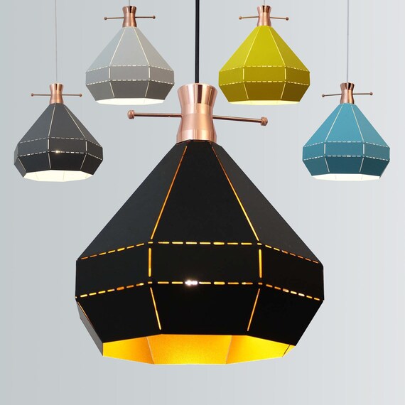 GEOMETRIC LIGHTING, POLYGON Light, Industrial Lighting, Pendant Light ...