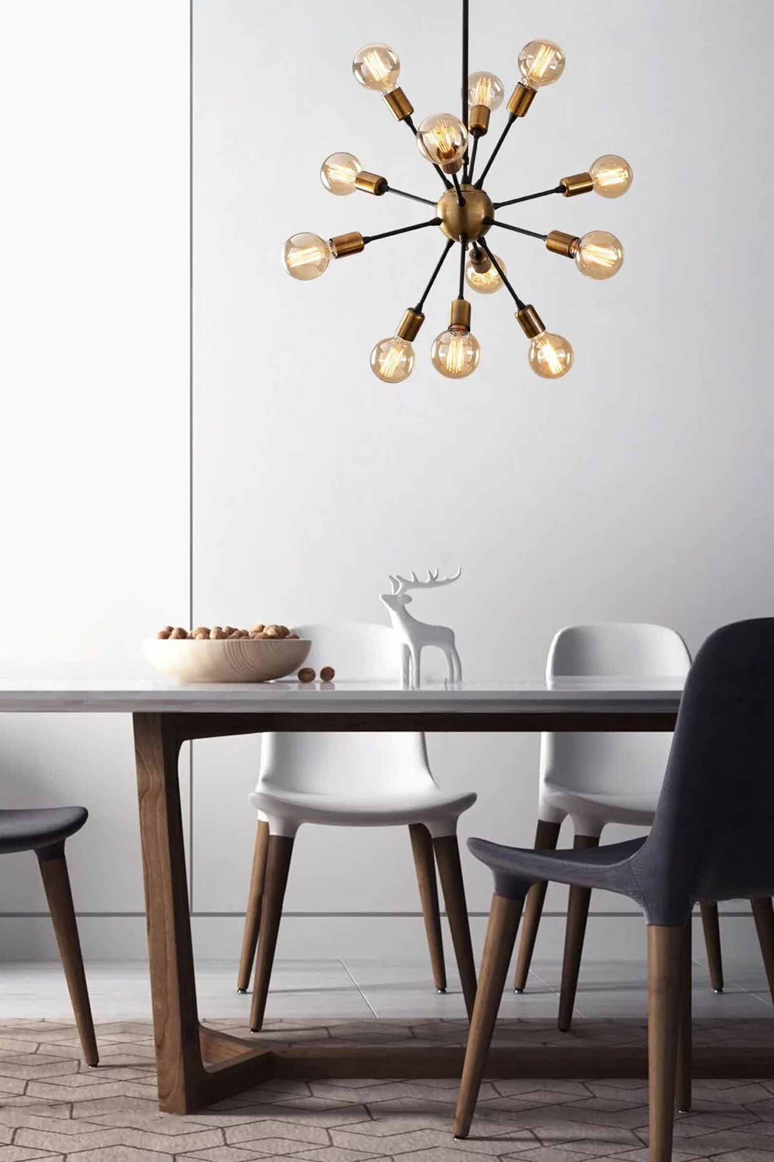SPUTNIK LIGHTING Mid Century Modern Sputnik Chandelier - Etsy
