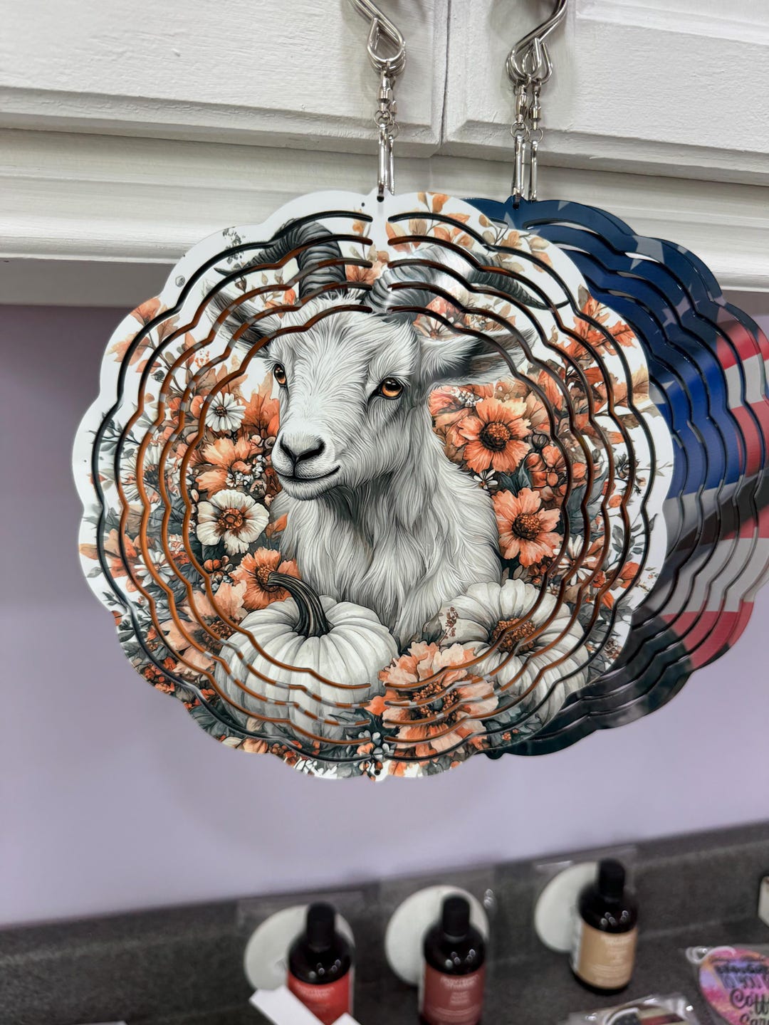 8" Goat Wind Spinner - Etsy