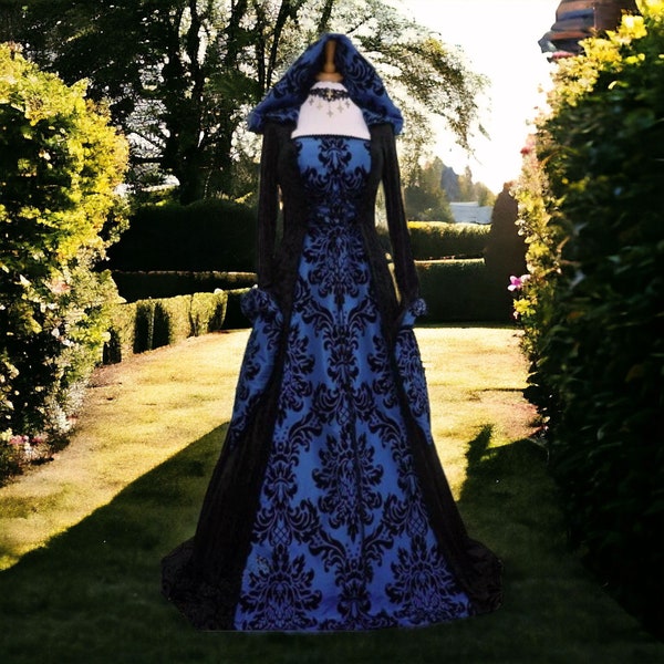 Medieval Hooded Dress - Etsy