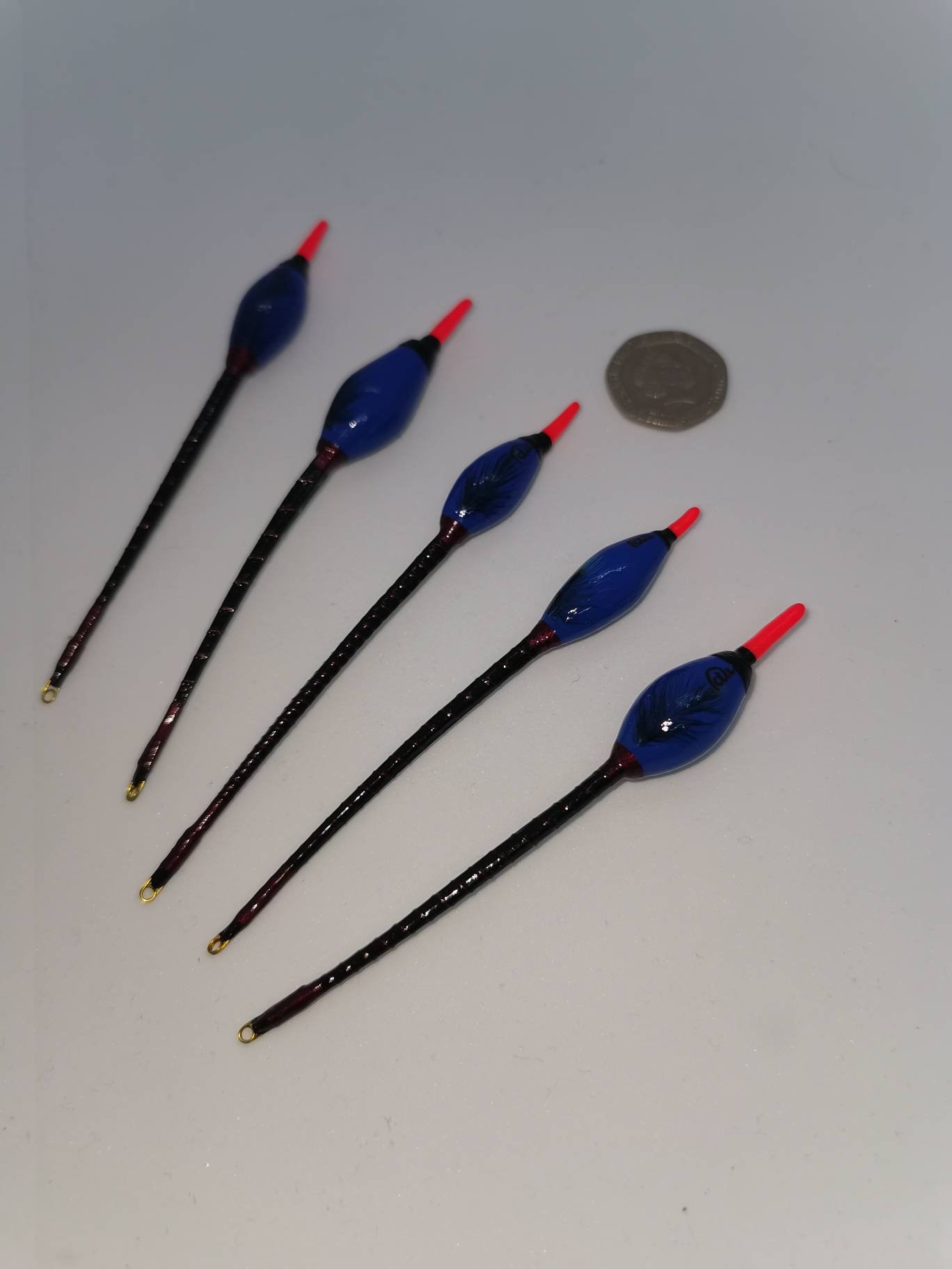 5x Handmade Crow Quill Avon River Floats - Etsy UK