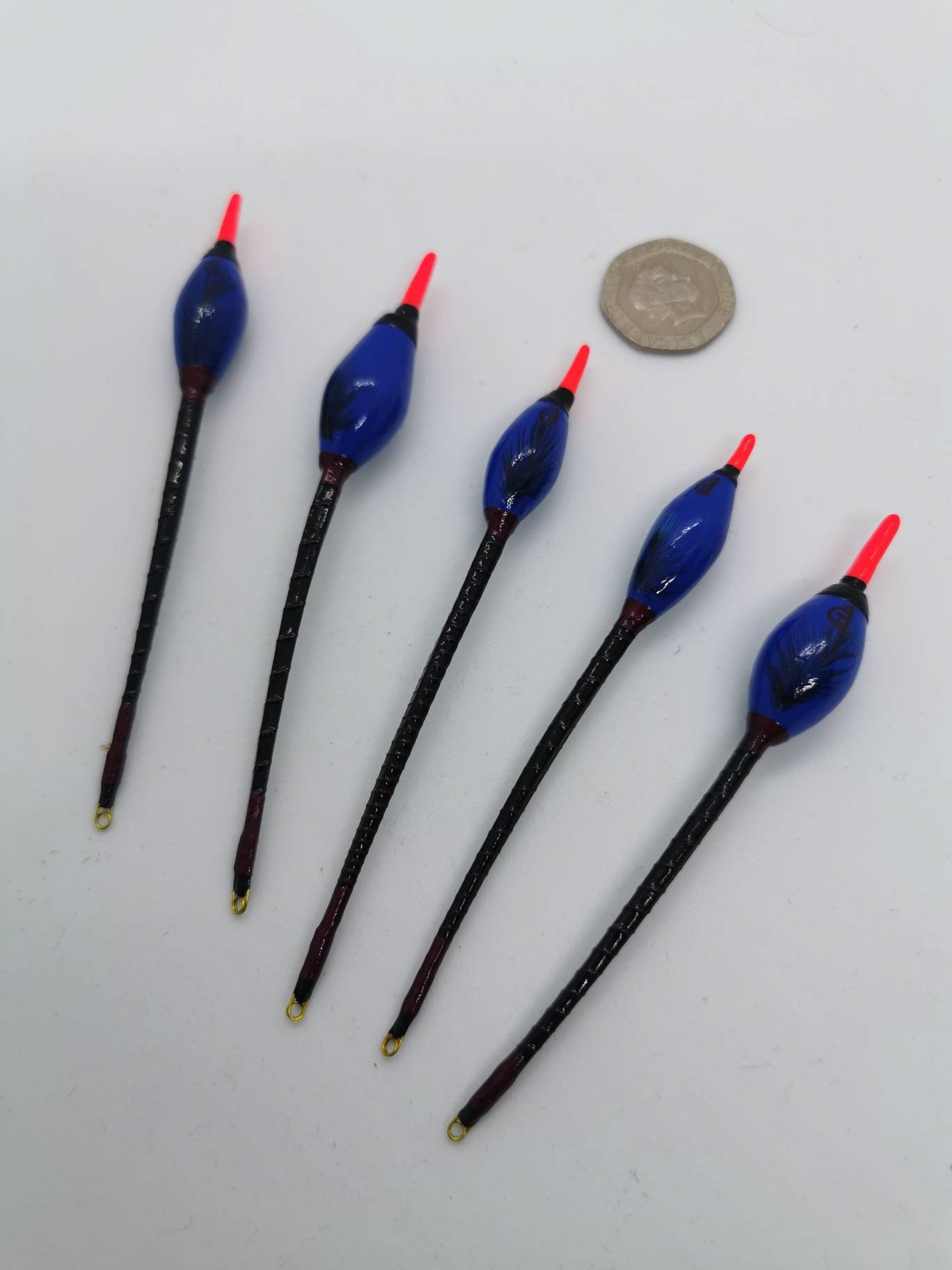 5x Handmade Crow Quill Avon River Floats - Etsy UK