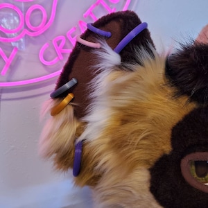 Fursuit Earrings (removable Rings) - Etsy
